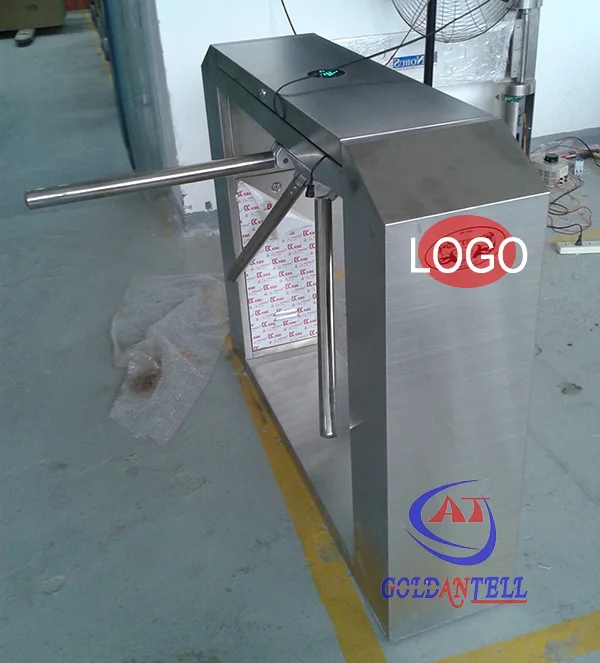 Electronic gate security barrier tripod turnstile , revolving gate for ...