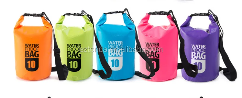 20 Liter Waterproof Dry Bag Backpack For Hiking / Foldable Backpack Dry ...