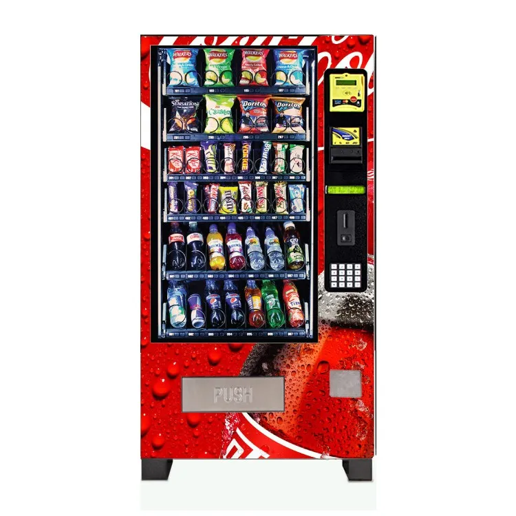 Cheap Large Mechanical Vending Machine Support Credit Card Payment ...