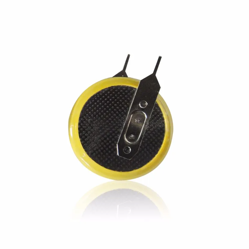 3v Lithium Cr2450 Cr2032 Battery With Solder Tabs Pins Legs For Machine ...