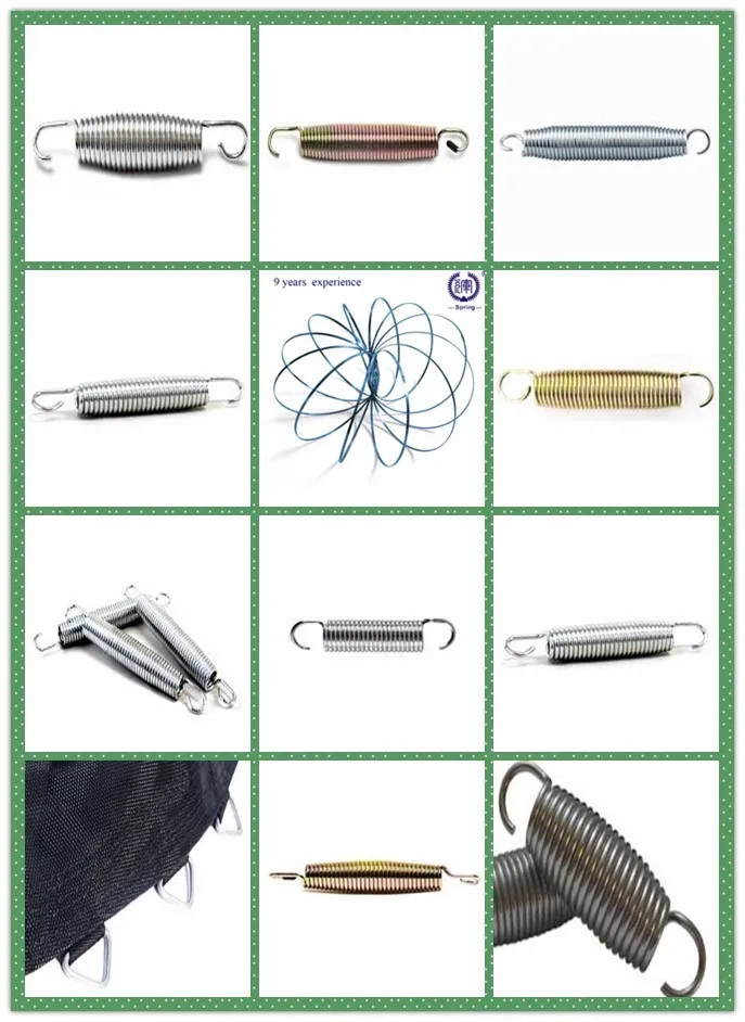 Heavy Duty Steel Tension Trampoline Springs For Rebound Net Stainless ...