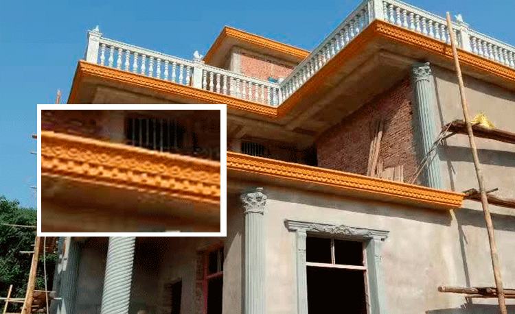 Abs Plastic Eaves Mould - Durable Custom Moulding For Construction Oem