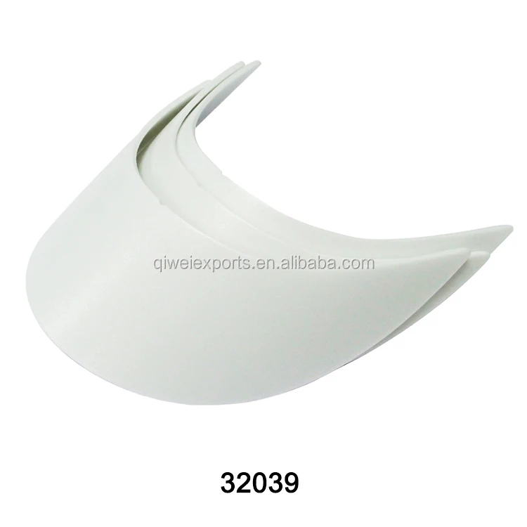 Customized White Pe Hat Peaks Cap Visor Peak Accessories 32039 - Buy Pe ...