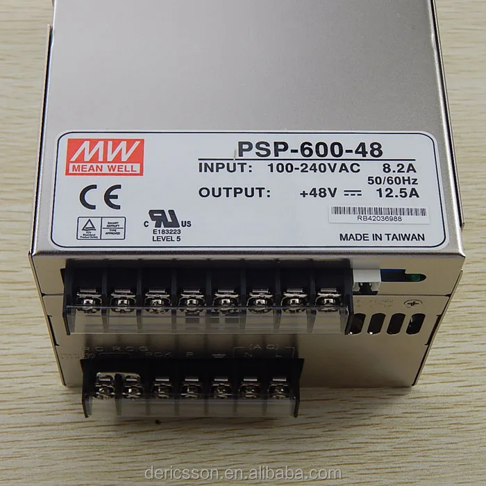 Mean Well Psp-600-48 600w 48v 0-12.5a Switching Power Supply - Buy Psp ...