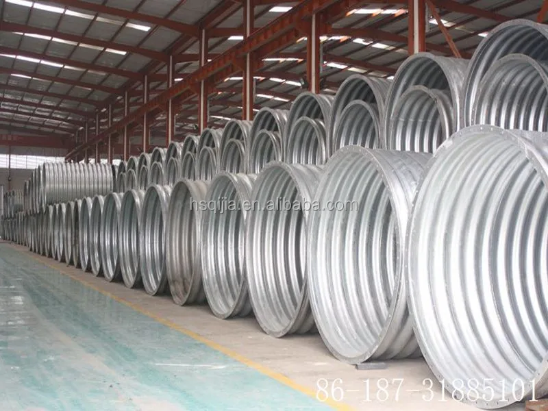 Spiral Corrugated Steel Pipe Screw Driveway Culvert Pipe For Sale - Buy ...