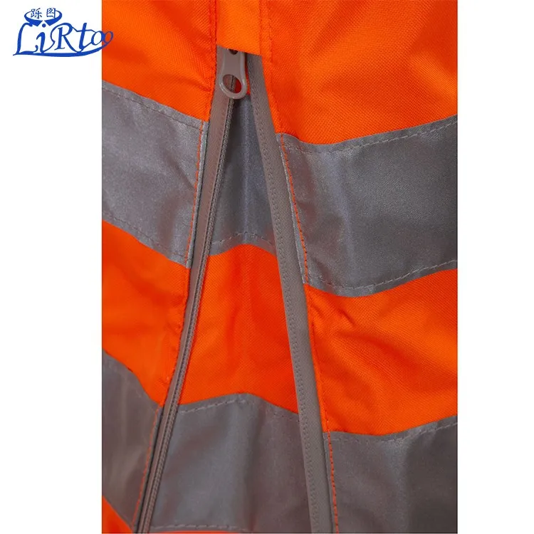 Custom Made Orange Waterproof Bib And Brace Heated Mechanic Overalls ...