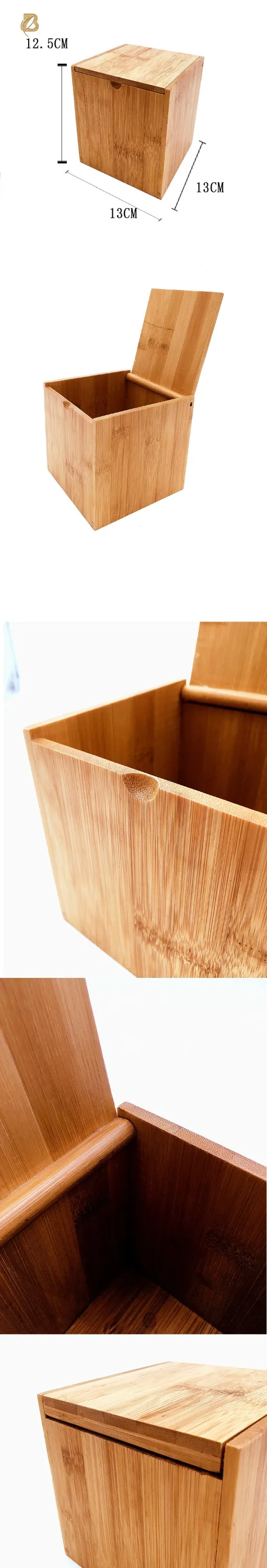 Natural Living Bamboo Storage Box Bamboo Wooden Box With Lid - Buy ...