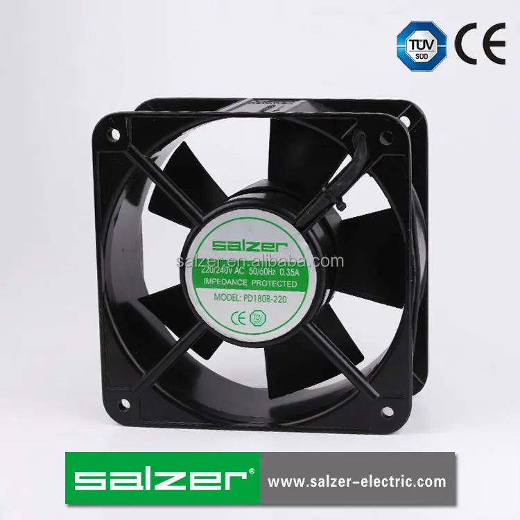 Salzer Pd180b-220 Ac Industrial Axial Flow Fan Ventilation Motor Fan ...