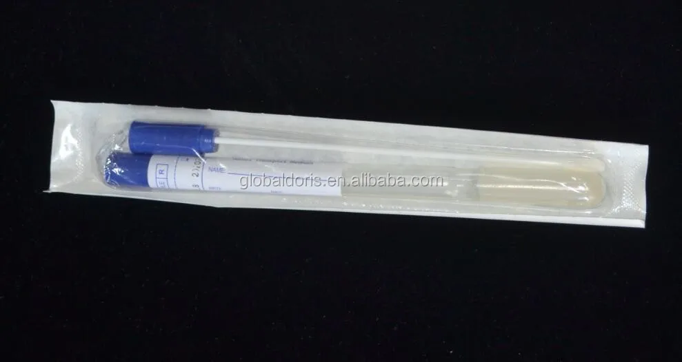 Collection Swab With Amies Gel Medium Single Use Plastic Stick Plus ...