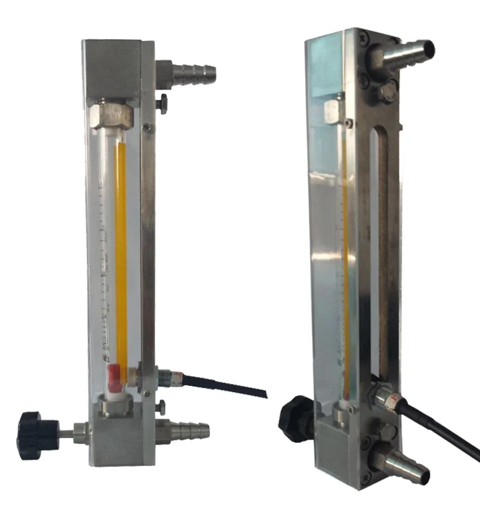 Lzb-10 Glass Tube Natural Gas Rotameter (flowmeter) With Alarm Limit ...