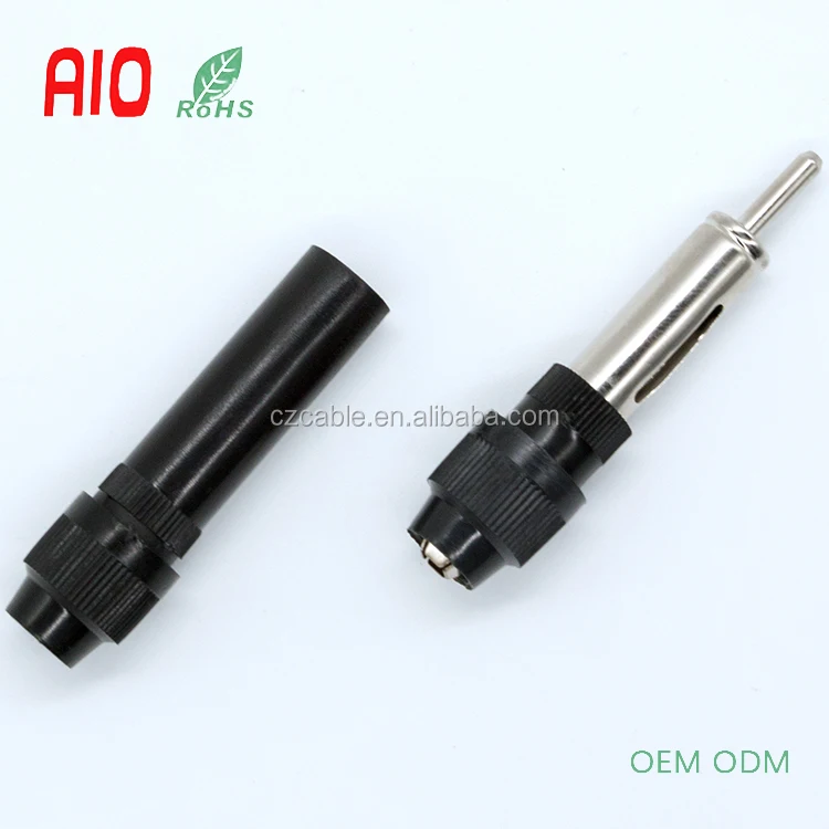 Jaso Male Plug And Female Jack Car Antenna Aerial Connector For Rg174 ...