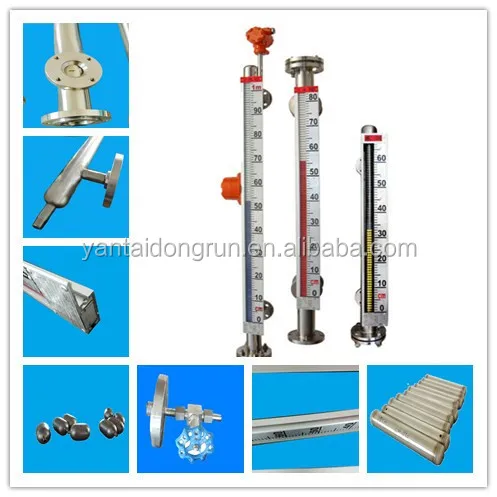 Industrial Magnetic Float Liquid Level Gauge for Fuel, Water, Oil, and ...