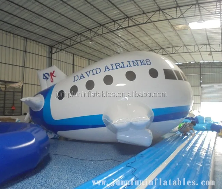 20ft Helium Airplane With Logo Printing 6m Long Advertising Helium ...