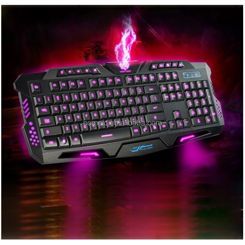 M200 Mechanical Keyboard Waterproof Professional Colored Backlit ...