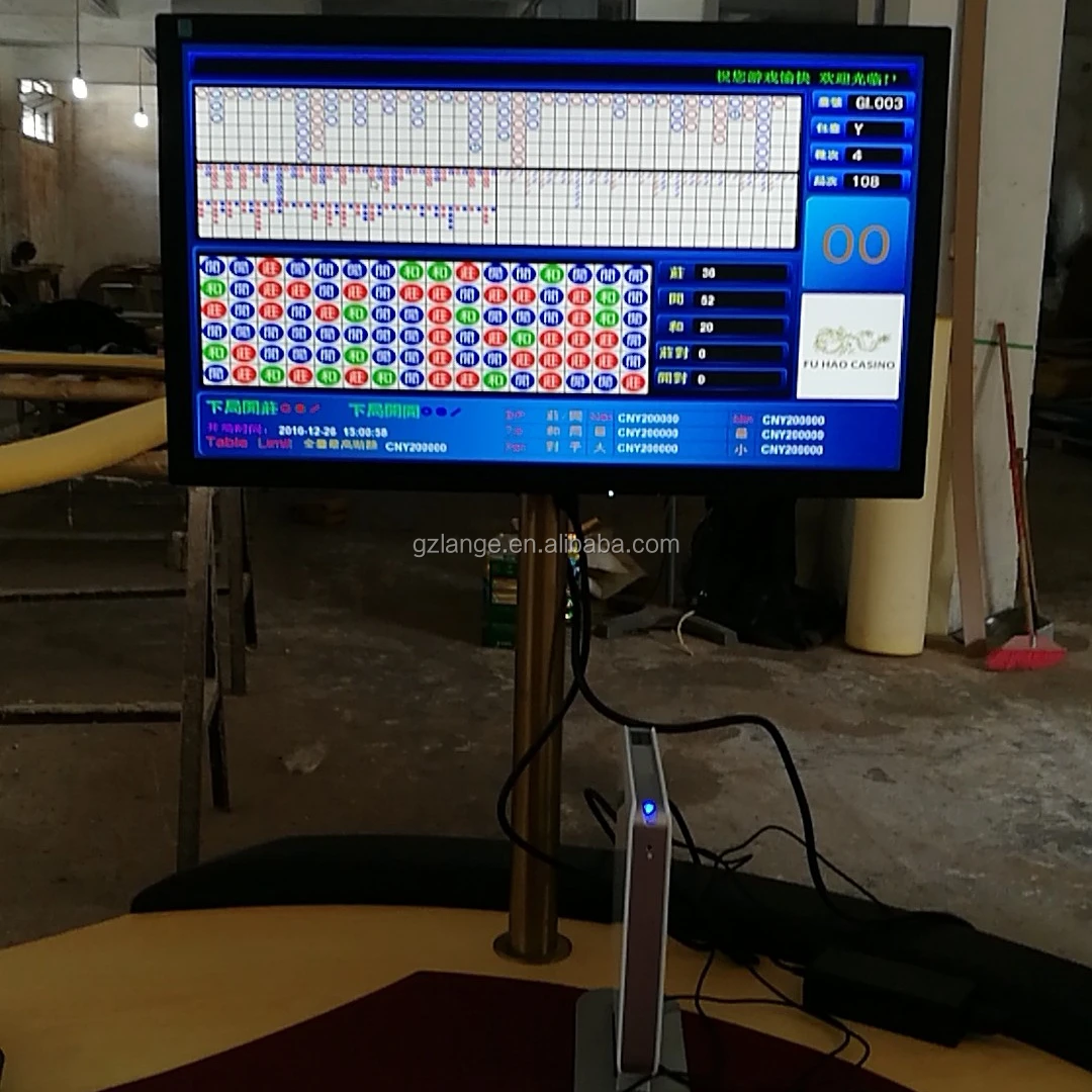 Casino Accessories Hd 24 Inch Screen Monitor With English Baccarat ...