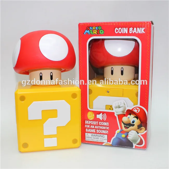 Super Mario Bros Moneda Banco Mushroom Figura Juguetes Muñecas - Buy ...