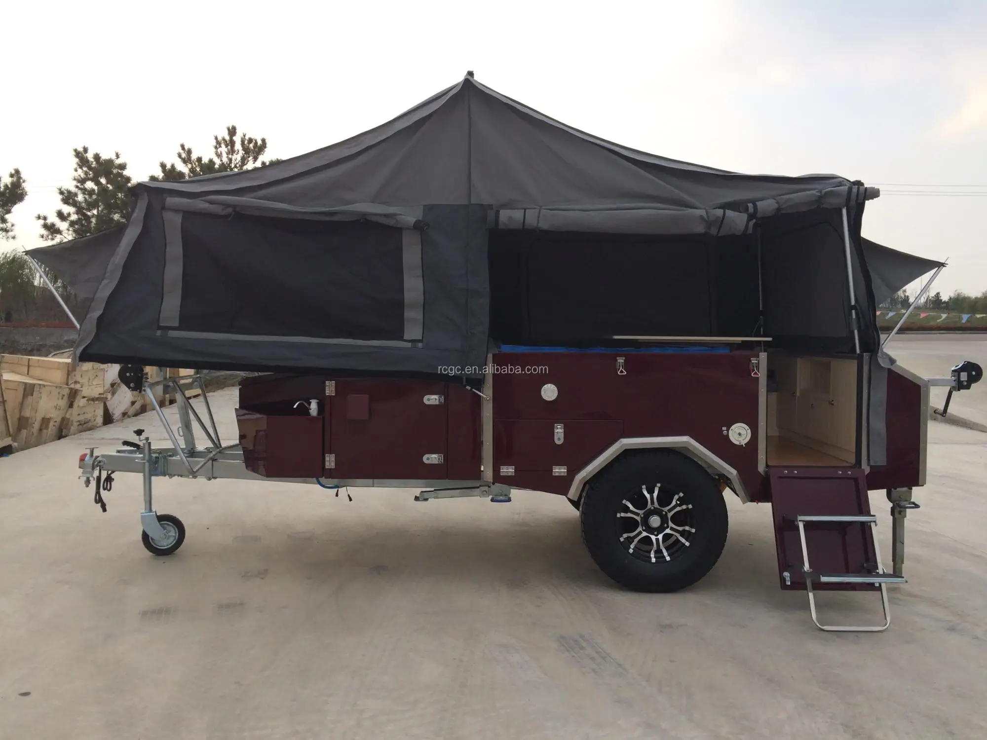Mini Camper Remolque - off Road Hot Dipped Galvanized Trailers