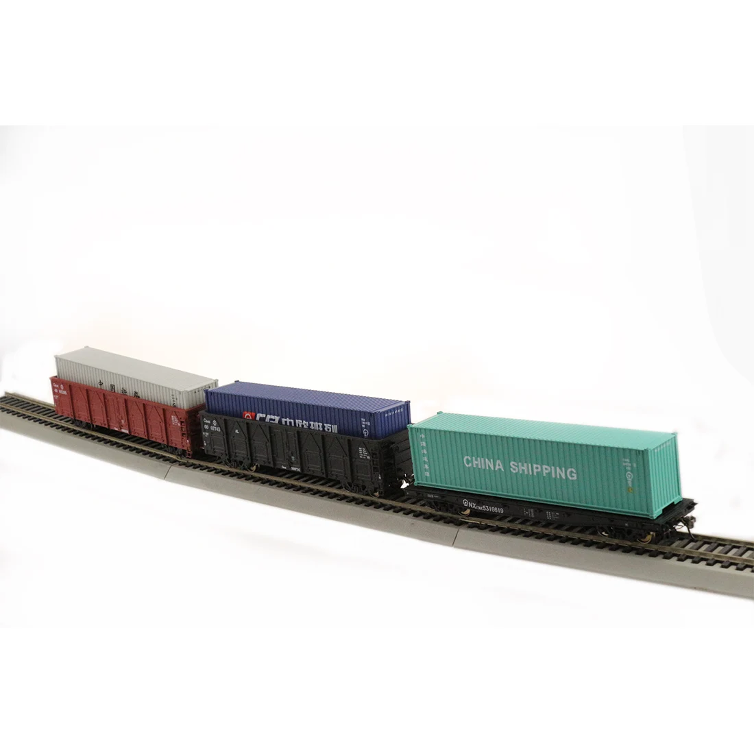 Plastic Cargo Container Models Miniature 1:87 Scale 40'ft "sinotrans ...