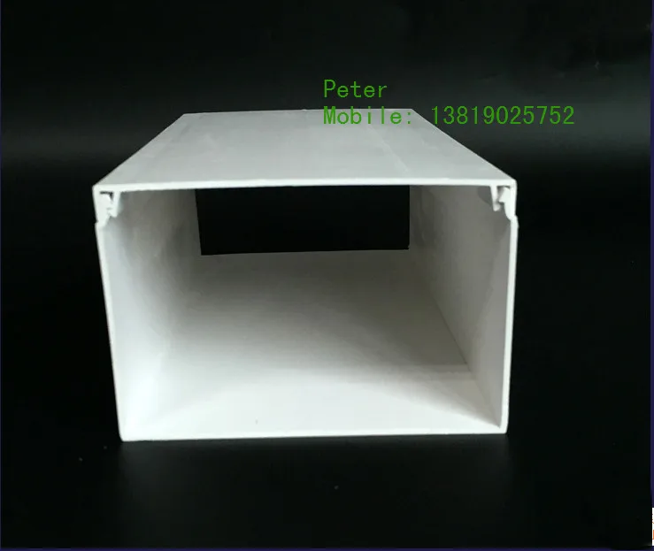 40mm X 40mm Pvc Cable Trough Cover Plate Support Customized Size - Buy ...