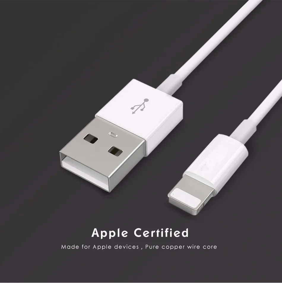 Pvc For Iphone Cable Charger High Quality Usb Data Line 2.1a Fast ...