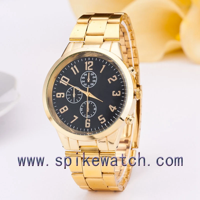 Water Resistant Stainless Steel Back Aliexpress Best Seller Men Gold ...