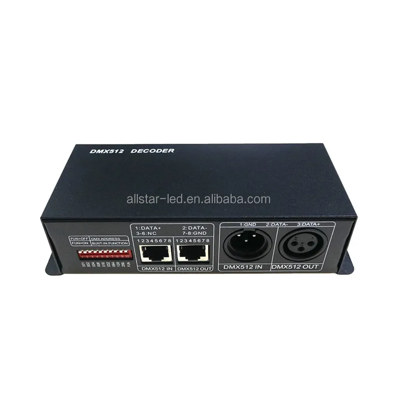 Dmx Decoder Rgbw Led 4 Channels 32a Led Dimmer Driver For Rgb,Led Dmx ...