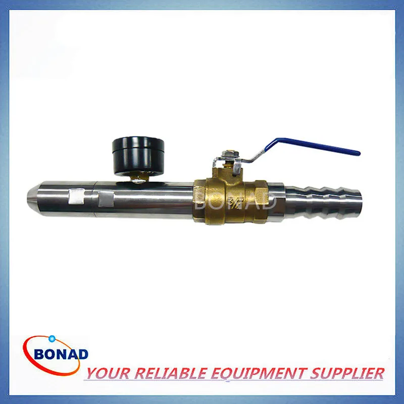 IEC60529 IPX5/IPX6 Water Jet Nozzle with Pressure Gauge for Water ...