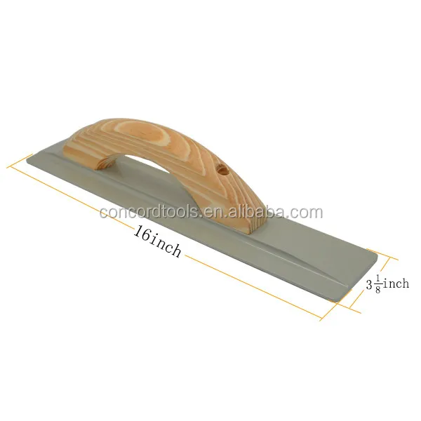 Plastering Tool Float With Wooden Handle With Magnesium Blade High ...