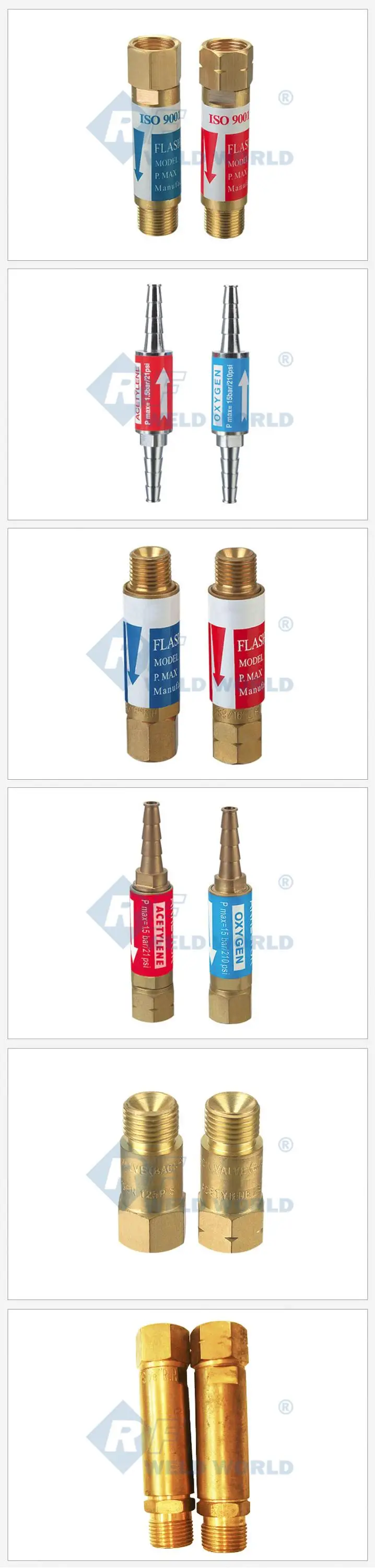 Welding Flashback Arrestor for Hose Oxygen Acetylene