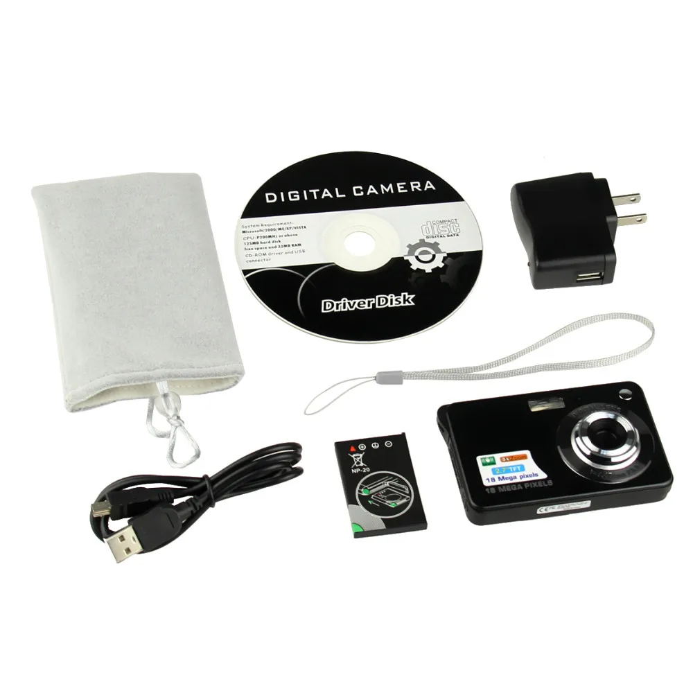 Купить centechia цифровой камера 2, 7 дюйма цветной TFT жк-дисплей 18 ...