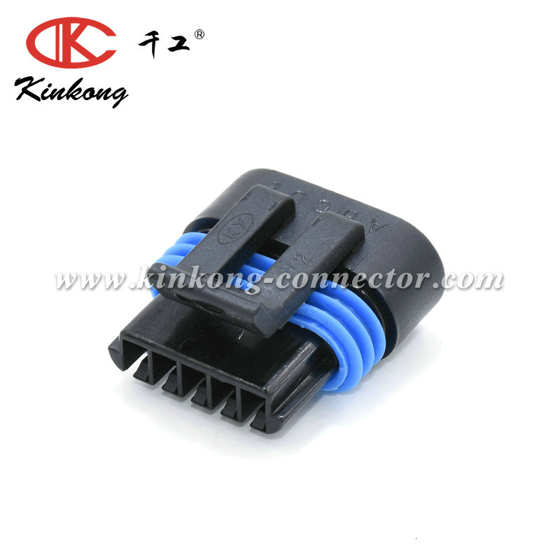 Delphi 5 Way Black Metri-pack 150.2 Sealed Aptiv Female Connector ...