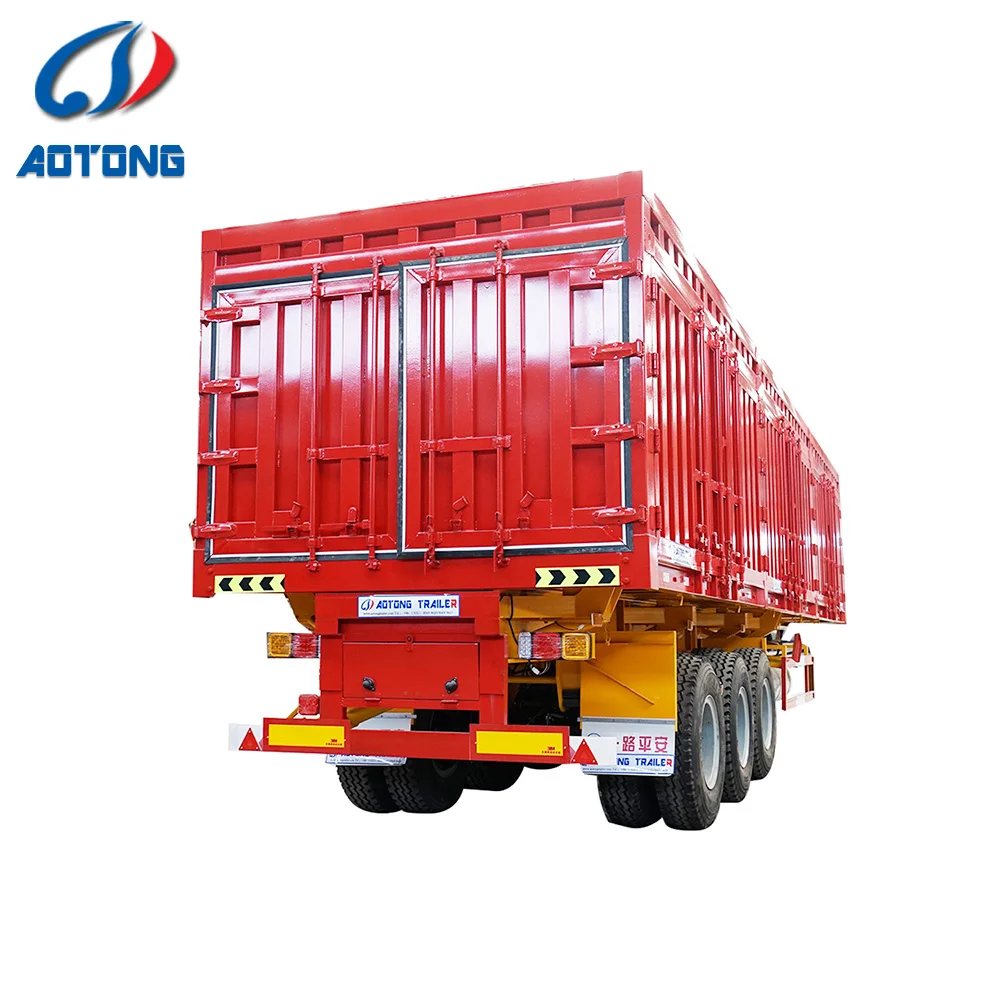 45FT Container Box Cargo Semi Trailer for Sale - 3 Axles
