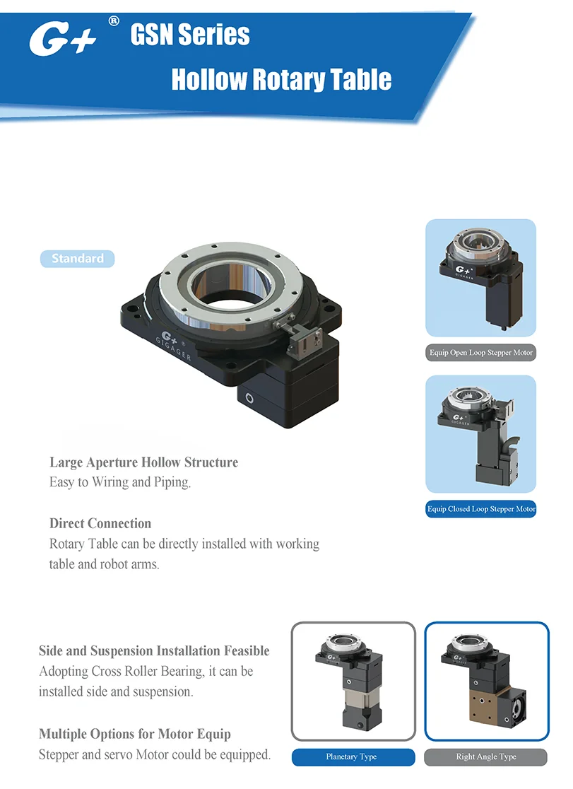 Programmable Hollow Rotary Table - Precision and Custom Support
