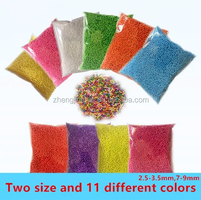 Soft Foam Balls Foam Rubber Balls Micro Foam Beads For Diy Slime - Buy ...