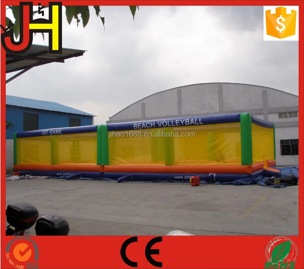 Inflatable Volleyball Court Inflatable Beach Volleyball Field Bouncy ...