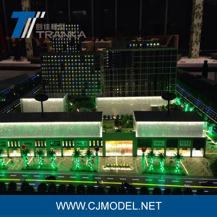 1/150 Ho Scale Model,Shopping Mall Architectural Building Model For ...