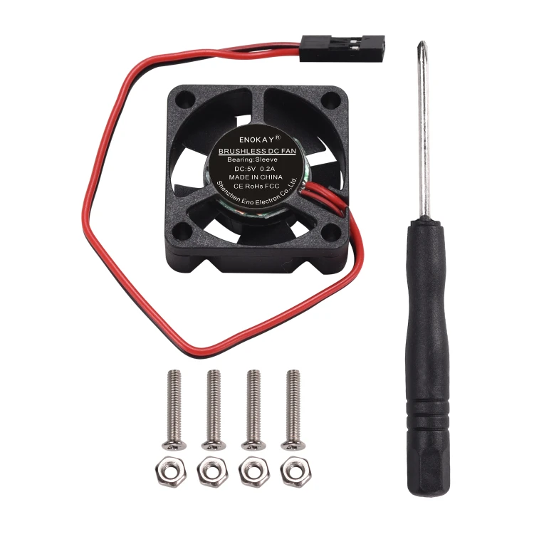 Raspberry Pi Fan Pcb Pi2 Pi3 Model B/b+ Micro Cooling Fan 30 X30x7mm ...