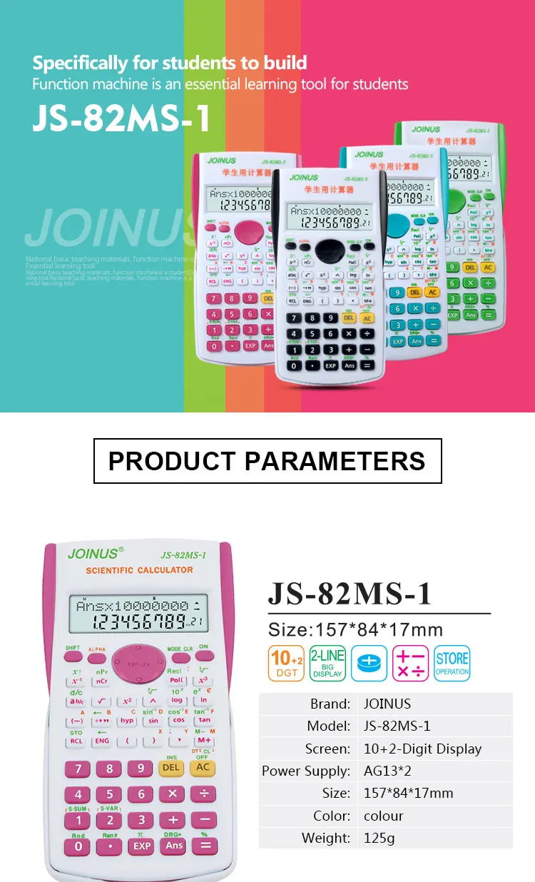 JOINUS Scientific Calculator - 240 Functions for Students
