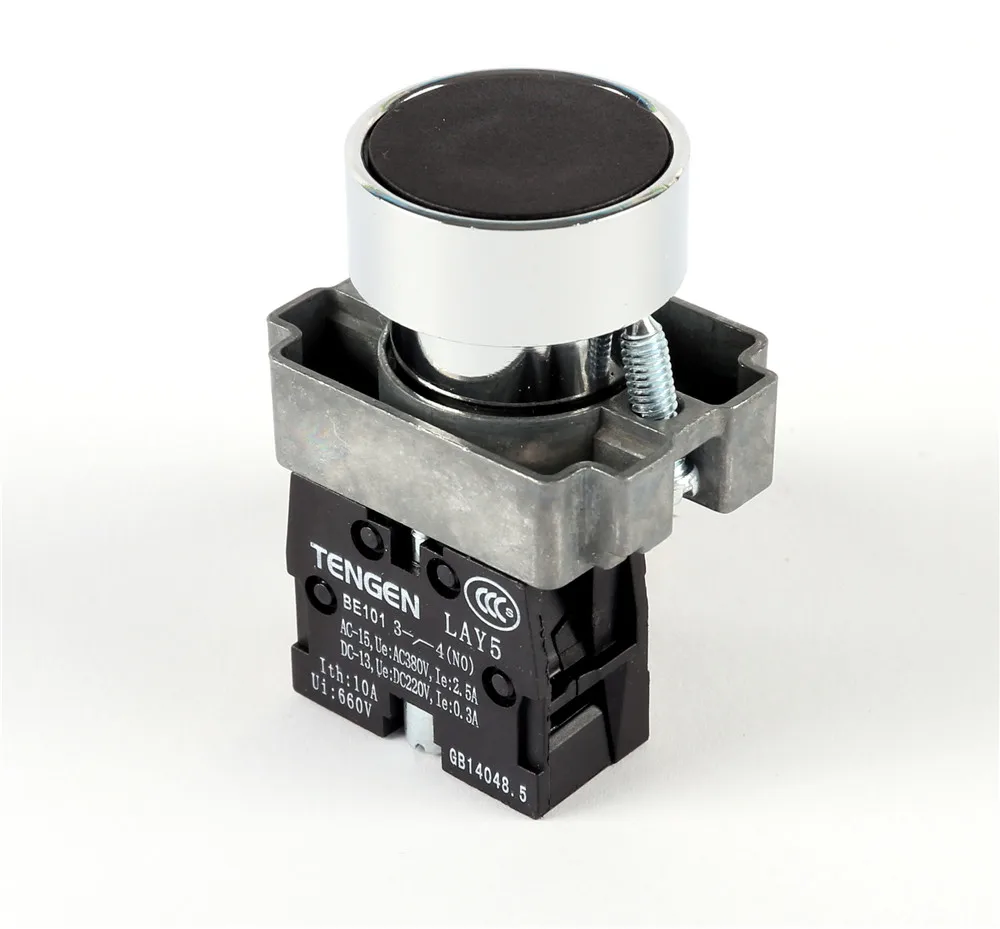 22mm Push Button Switch Panel Mount 10a 440v 1no 1nc Dpst Momentary Pushbutton Switches - Buy ...