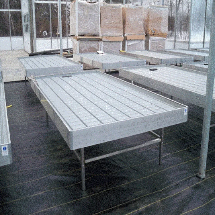 Hydroponic Ebb And Flow Trays Flood Rolling Bench System - Buy Ebb And ...
