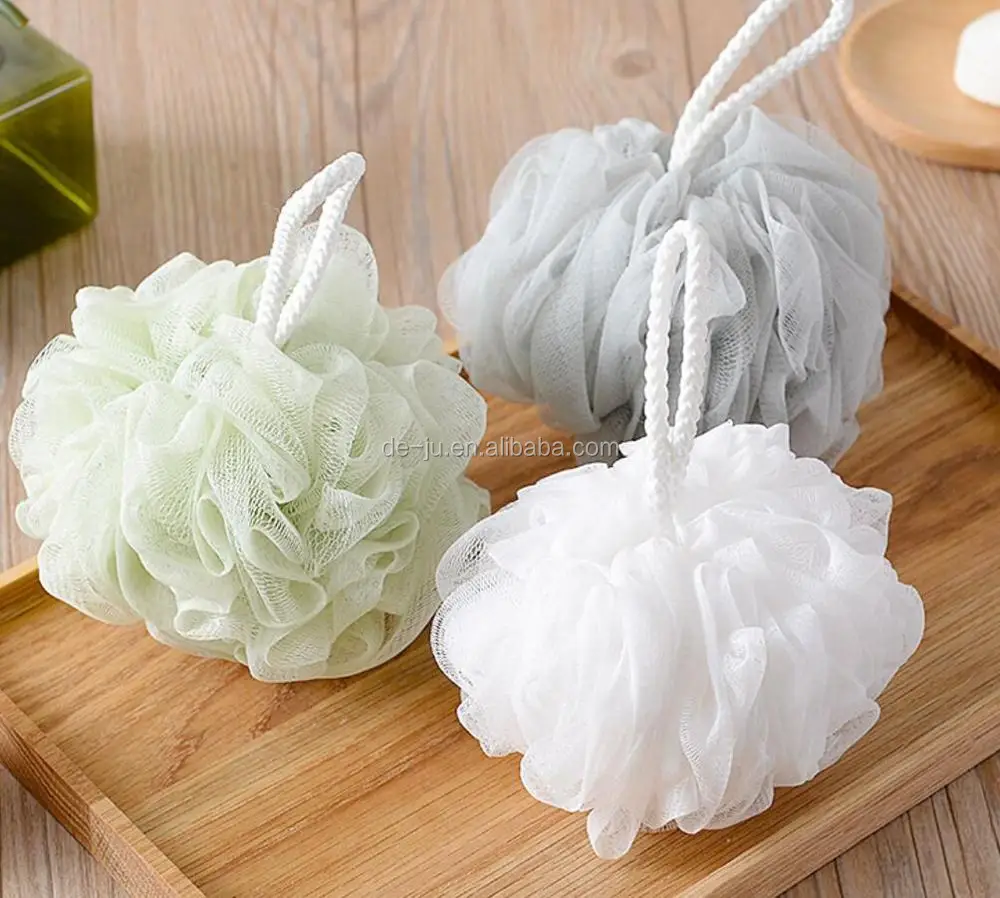 Yellow Mesh Bath Mesh Sponge Scrubber - Buy Bath Mesh Sponge Scrubber ...