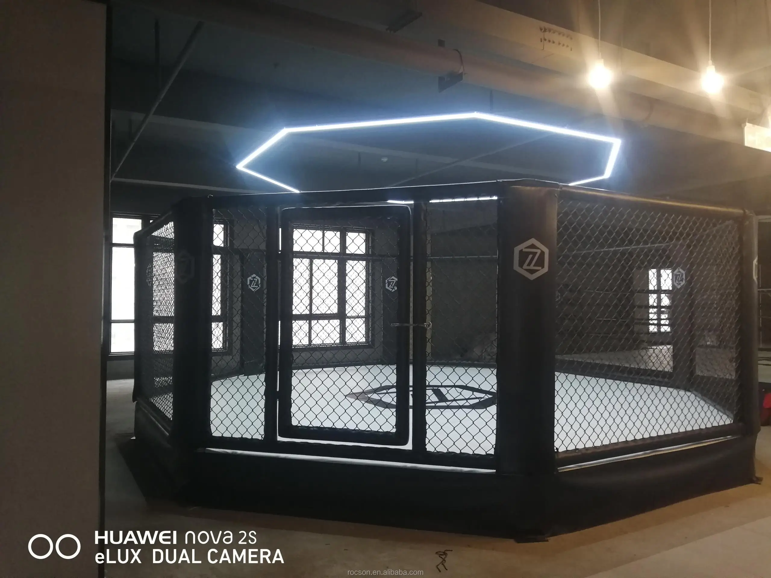 Custom Floor Mma Octagon Cage Ufc Fighting Arena Boxing Fitness Center ...