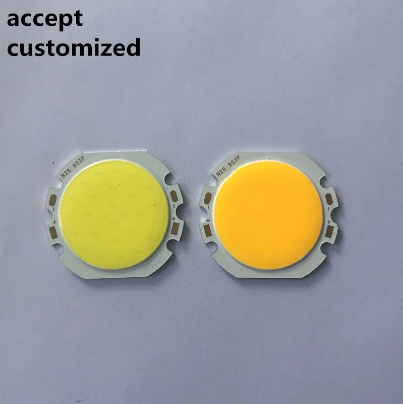 Round Cob Led Module 27v 9w Round Shape Cob Led Chips For Headlight ...