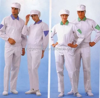 White Food Industry Workwear With Hat - Buy White Food Industry ...