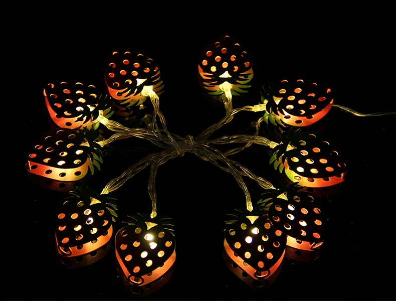 1023 1.5m10led Top Fashion Strawberry Fruit Led Battery String Party ...