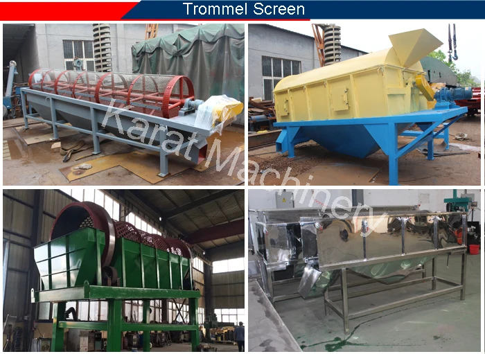 Rotating Sieve Trommel Screen Drum Screen - KARAT Quality