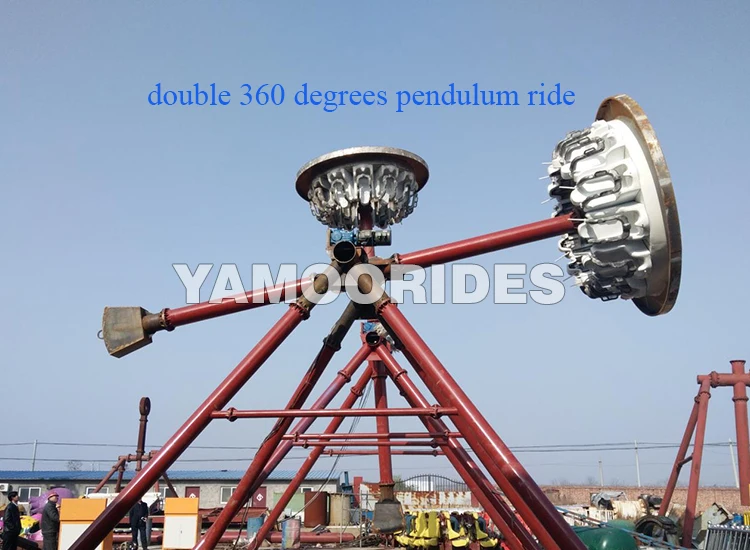 Thrill Amusement Park Big Pendulum Frisbee Rides - Fun for All Ages