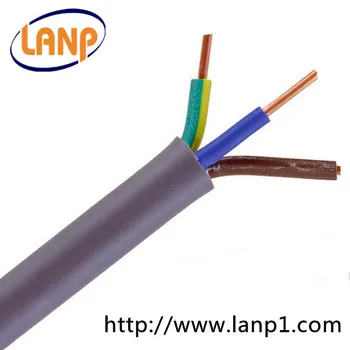 Electric Cable 3 Core Solid Core Copper Wire 3* 6mm2 Wire Cable - Buy ...