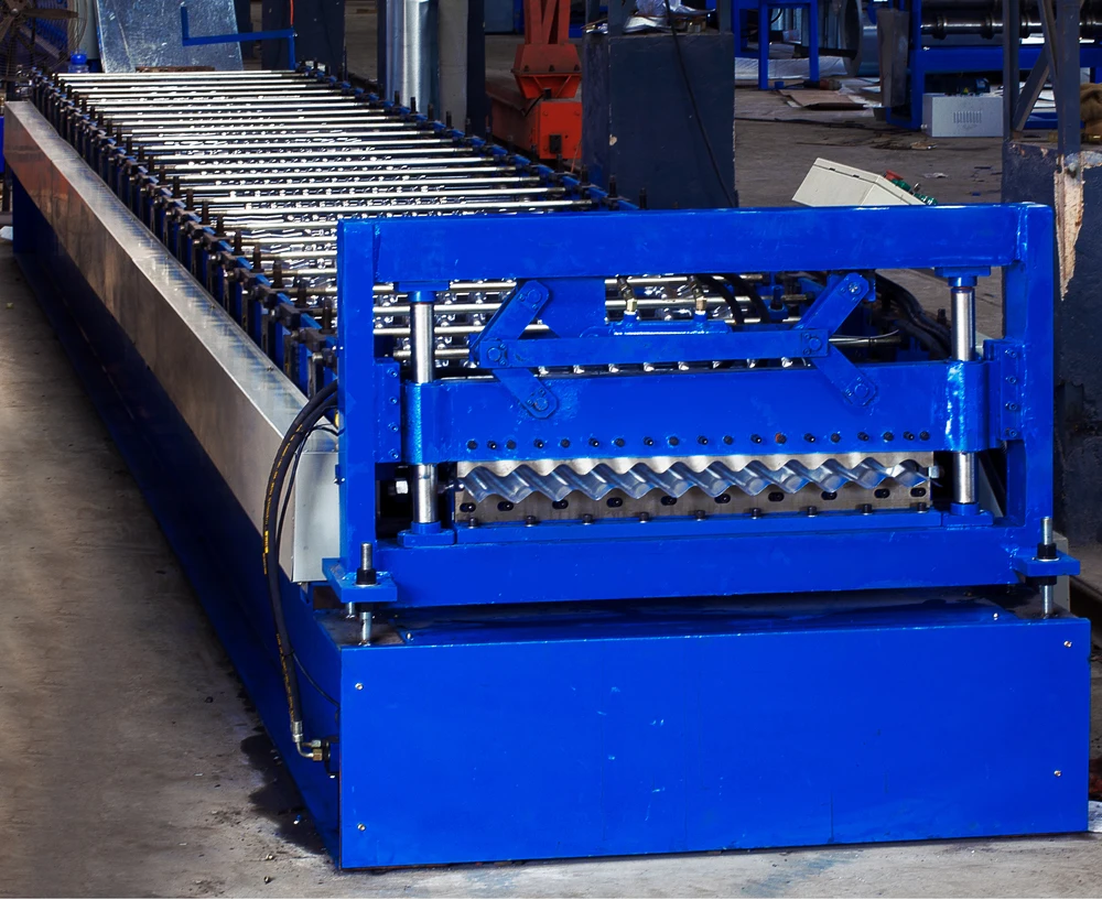 High Tensile Thin Barrel Tile Corrugated Sheet Panel Roll Forming ...