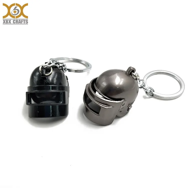 Wholesale 3D Shape Metal Gun Keychain - Customizable